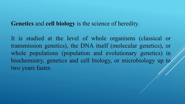 Applications of Cell Biology & Genetics.pptx