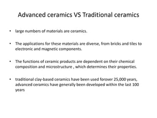 Applications of ceramics | PPTX