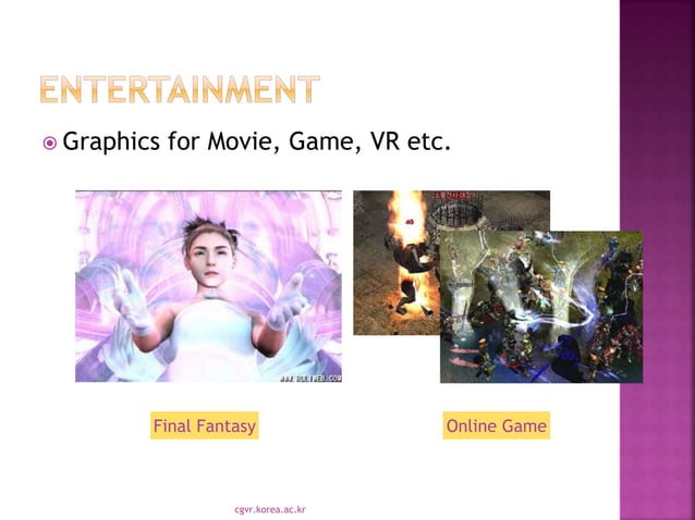 Applications of computer graphics | PPTX