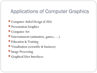 Applications of cg | PPT