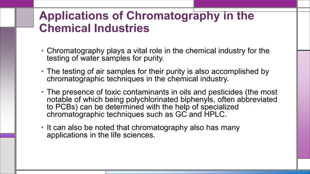 Applications of Chromatography.pptx