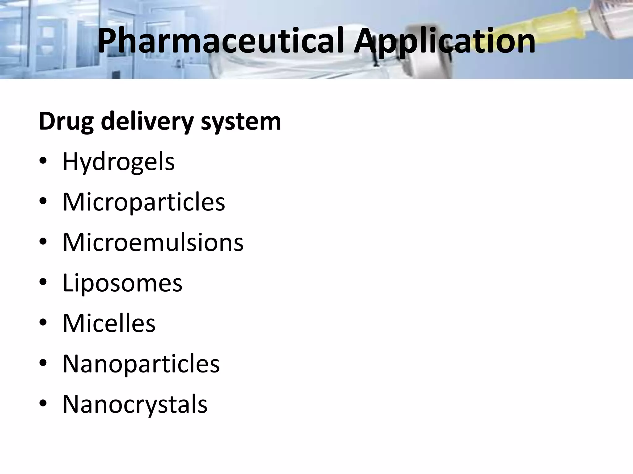 Applications of colloid | PPTX