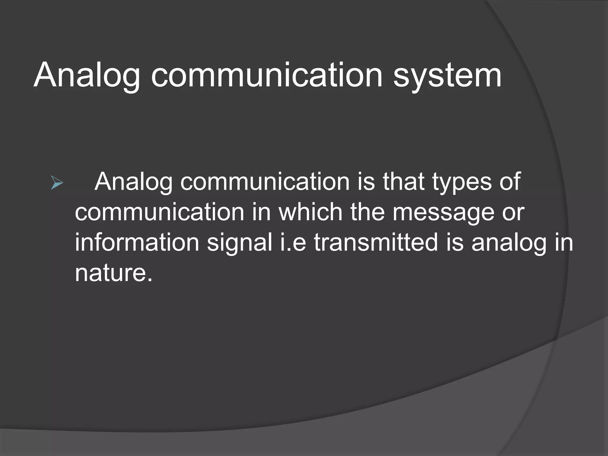 Applications of communication system | PPTX