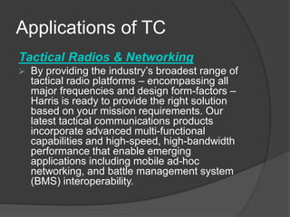Applications of communication system | PPTX