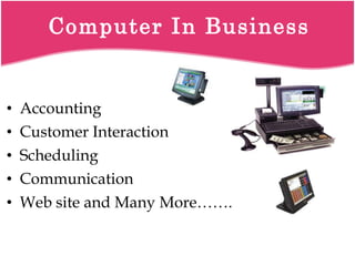 Applications of computer | PPT