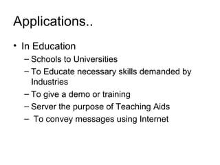 Applications of computer | PPT