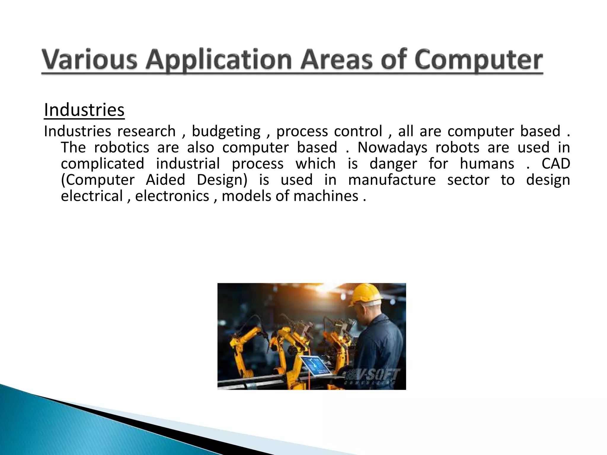 Applications Of Computer in Different Areas.pptx