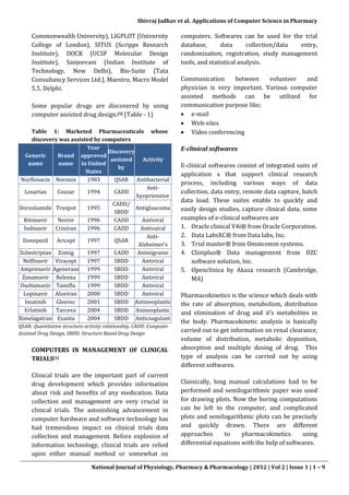 Applications of computer_science_in_pharmacy | PDF