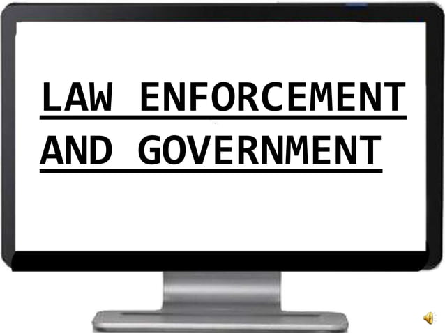 Applications of computers in law enforcement and government | PPT