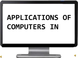 Applications of computers in law enforcement and government | PPT
