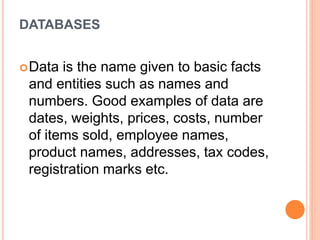 Applications of computers in linguistics | PPTX | Databases | Computer Software and Applications