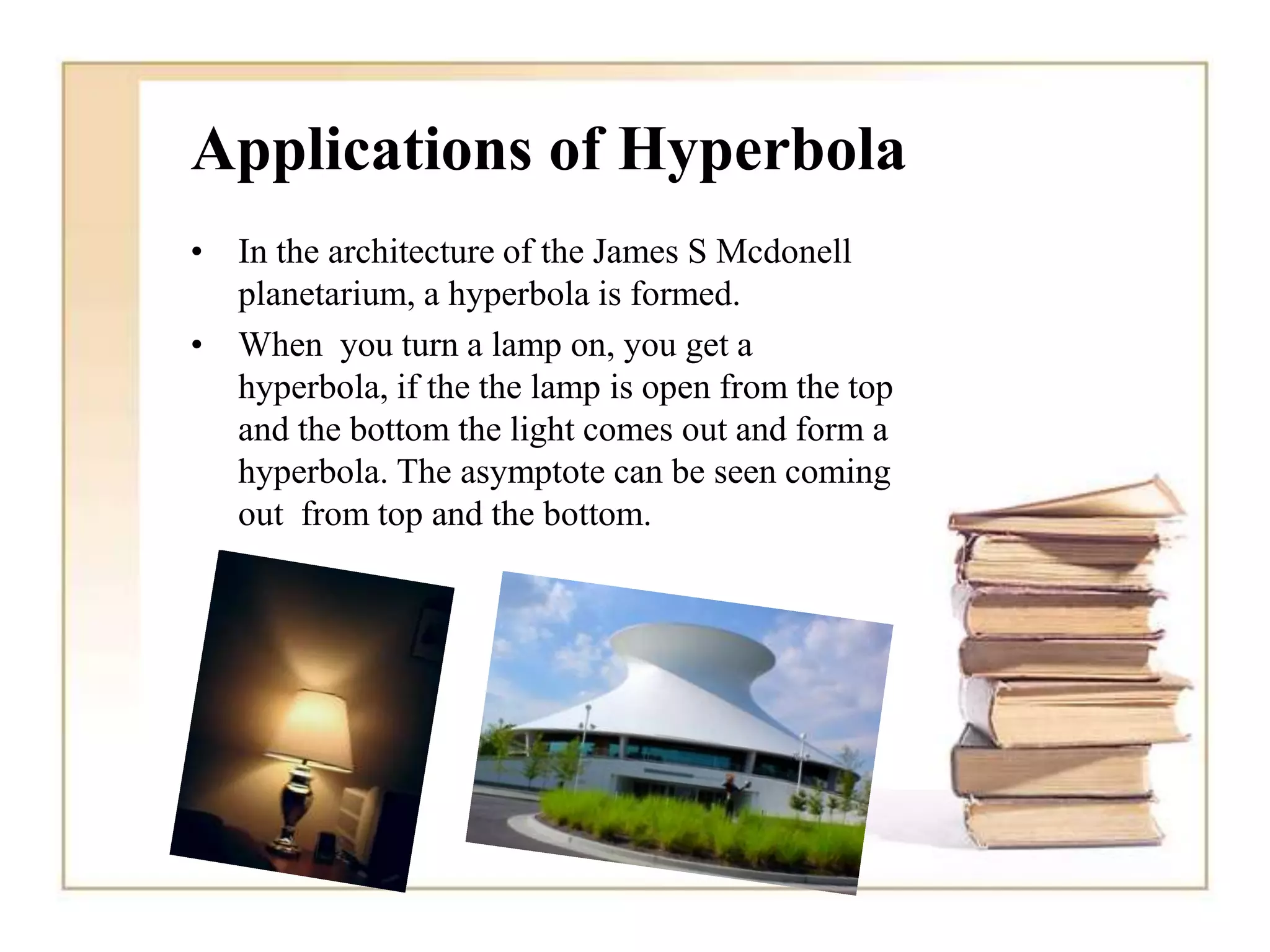 Applications of conic sections3 | PPTX