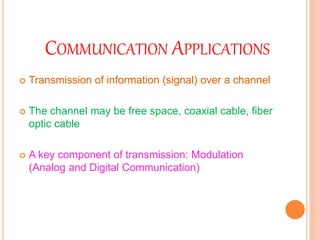 Applications of control theory in signal systems | PPT