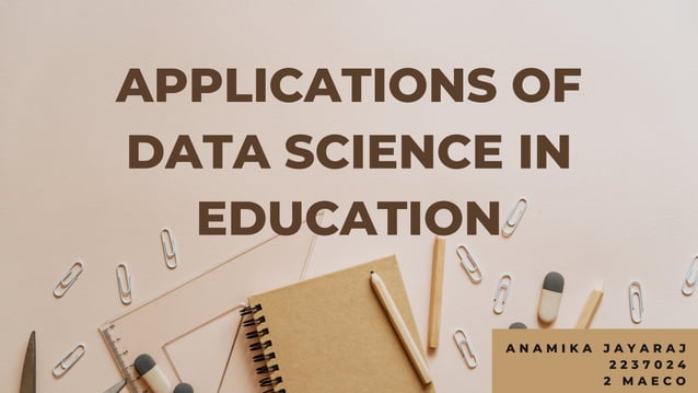 Applications of Data Science in Education.pdf | Education industry ...