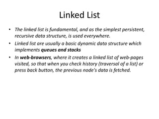 Applications of data structures | PPTX