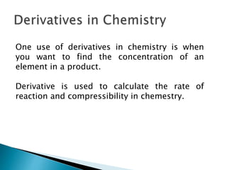 Applications of derivative | PPTX