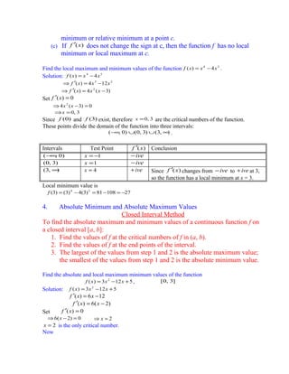 Applications of derivatives | PDF