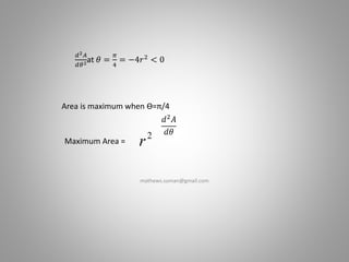 Applications of derivatives | PPT