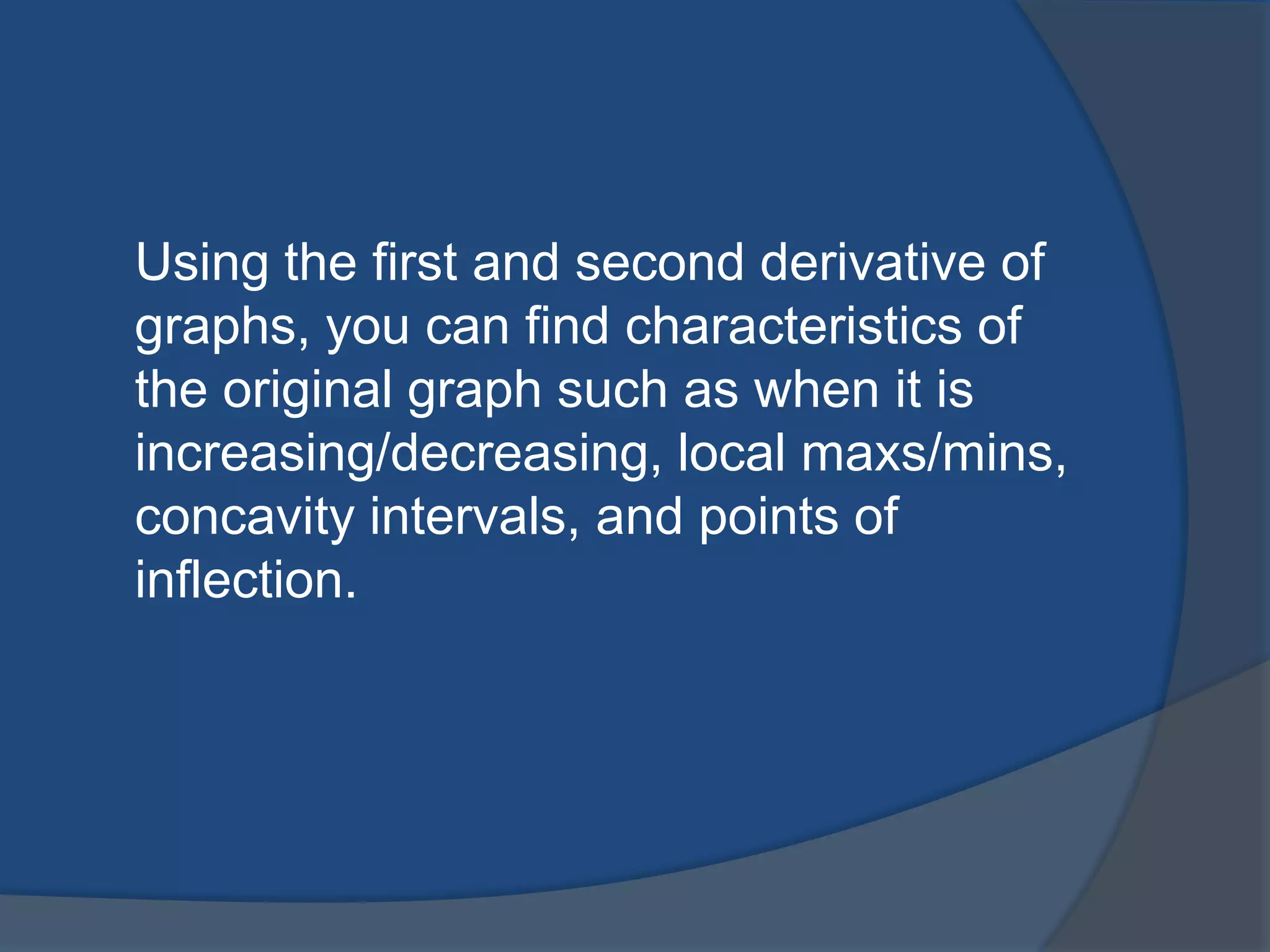 Applications of derivatives flash cards | PPTX