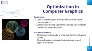 Applications of Derivatives in Computer Science and Engineering (CSE ...