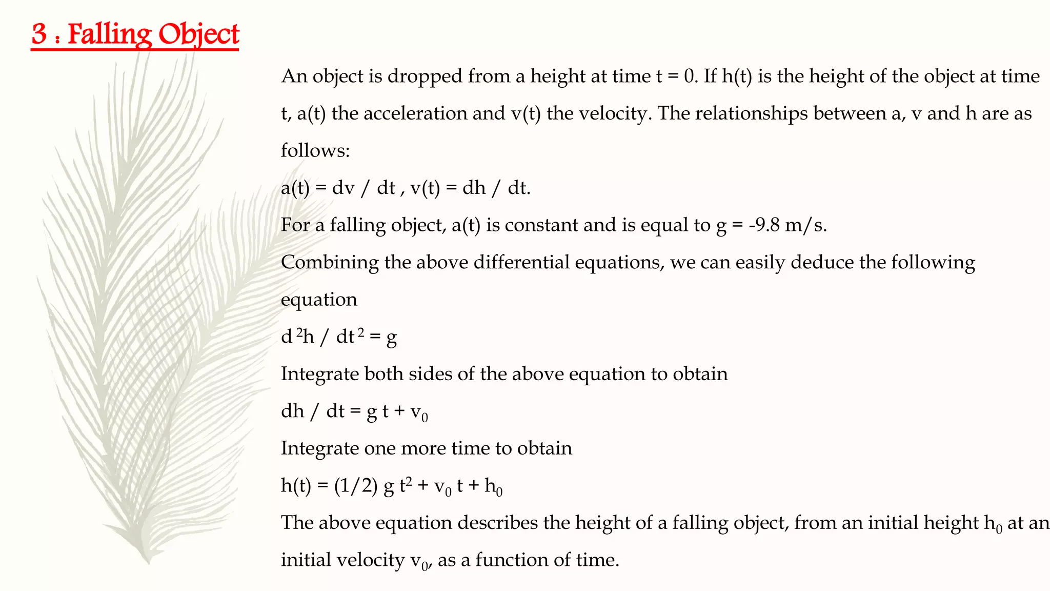 Applications Of Differential Equation Pptx