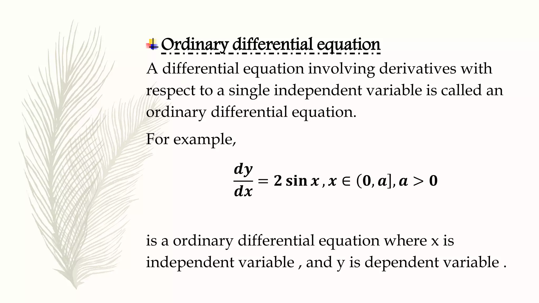 Applications of differential equation | PPTX