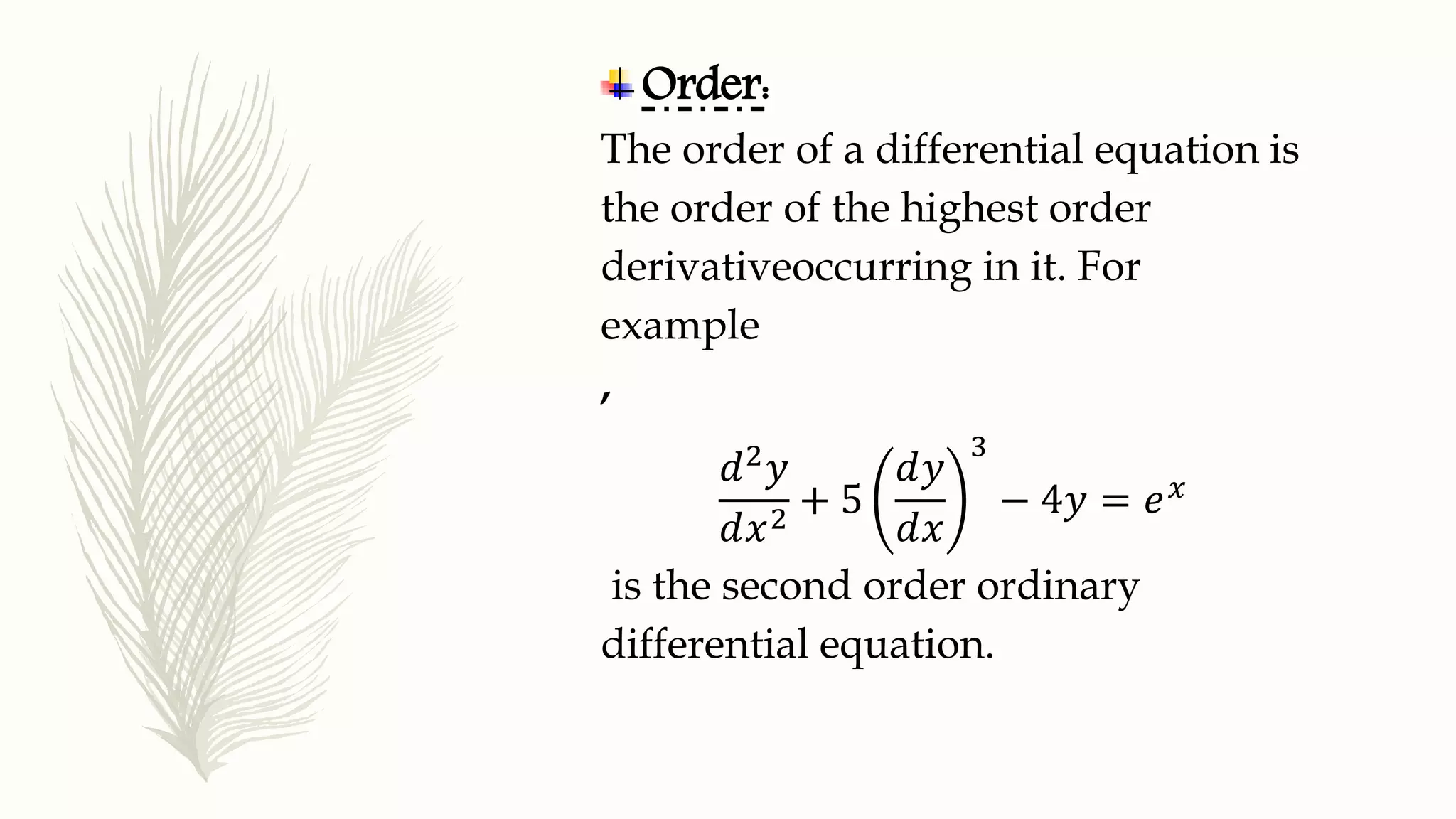 Applications of differential equation | PPTX