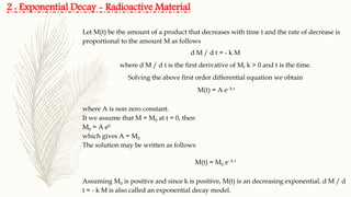 Applications of differential equation | PPTX