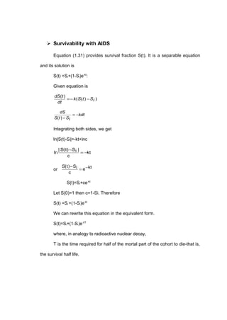 Applications of differential equations by shahzad | DOC