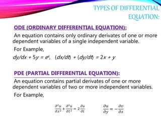 Applications of differential equations | PPTX