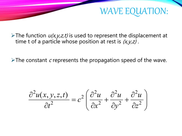 Applications of differential equations