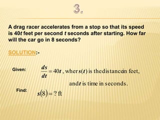 Applications of Differential Equations of First order and First Degree ...