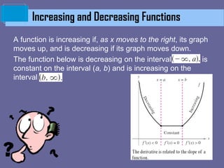 Applications of Differentiation | PPT