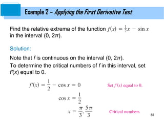 Applications of Differentiation | PPT