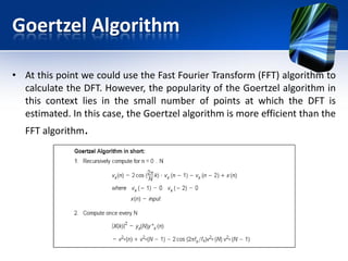 Applications of digital signal processing | PDF