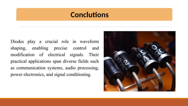 Applications of Diodes in Rectification and Waveform Shaping EDC.pptx