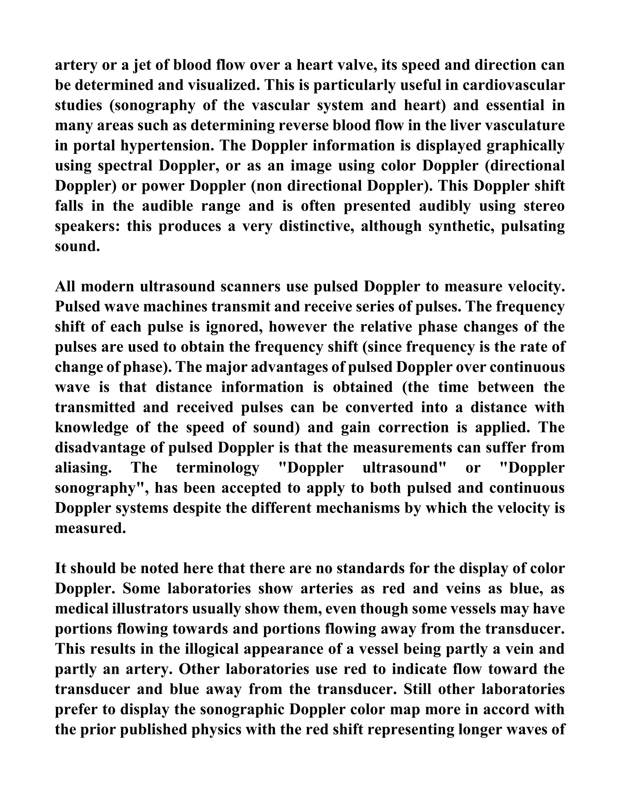 Applications of Doppler Effect in Biomedical | PDF
