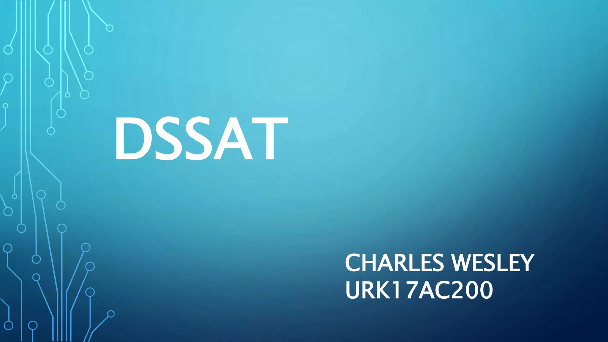 Applications of dssat charles | PPTX