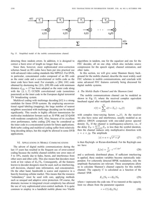 Applications of Error Control Coding | PDF