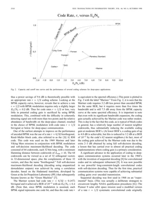 Applications of Error Control Coding | PDF