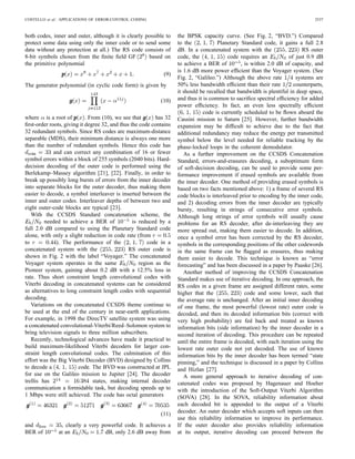 Applications of Error Control Coding | PDF