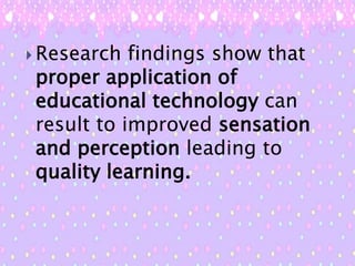 Applications of educational technology | PPT