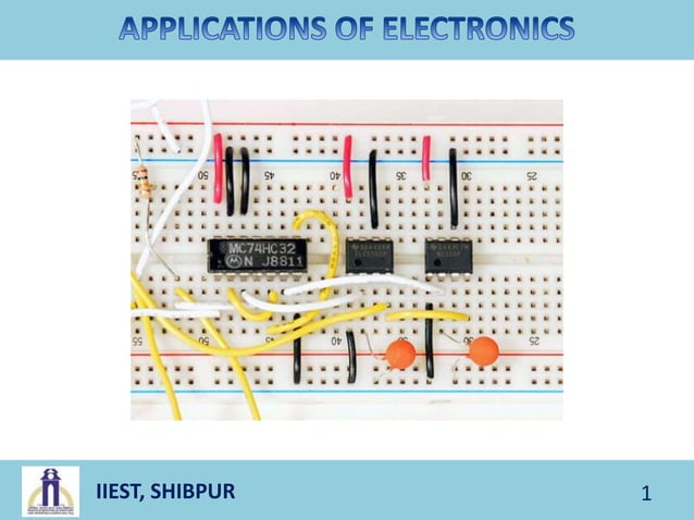 Applications of Electronics | PPT