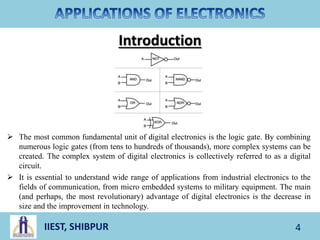 Applications of Electronics | PPT