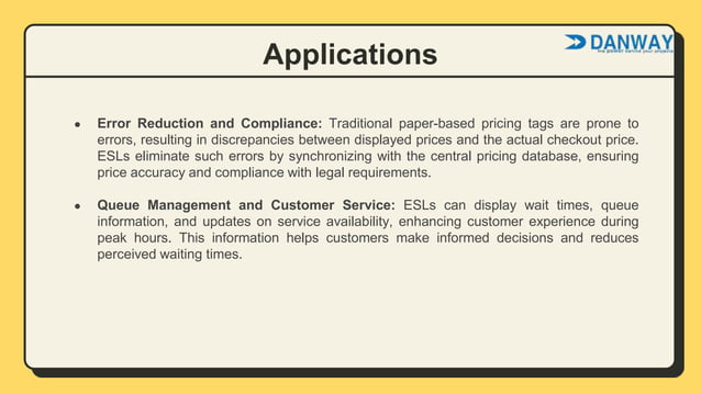 Applications of Electronic Shelf Edge Labels.pptx