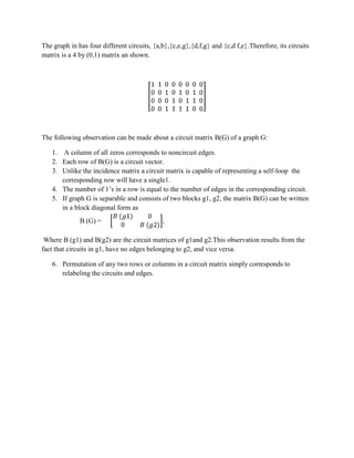 Applications of Matrices | DOCX