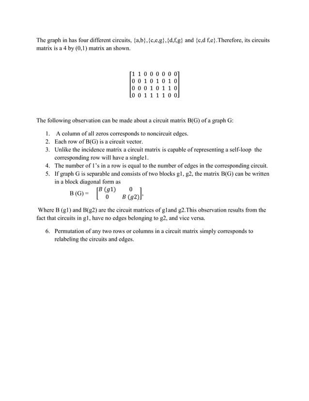 Applications of Matrices | DOCX | Physics | Science