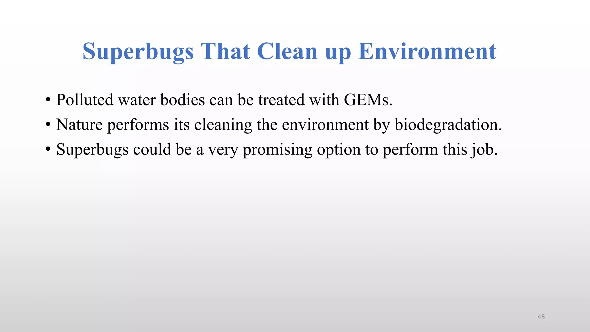 Applications of Environmental Biotechnology | PPTX