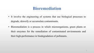 Applications of Environmental Biotechnology | PPTX