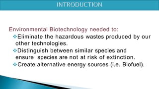 Applications of Environmental biotechnology.pptx